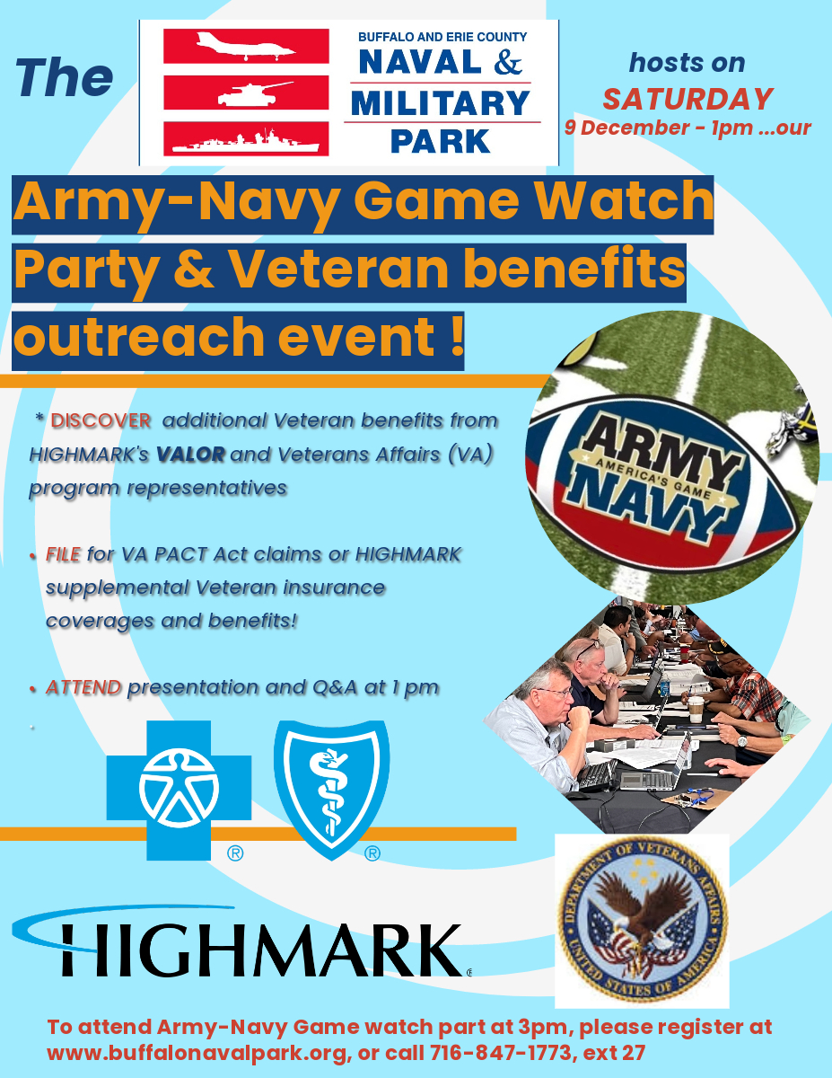 Army-Navy Game Watch Party - Buffalo Naval Park