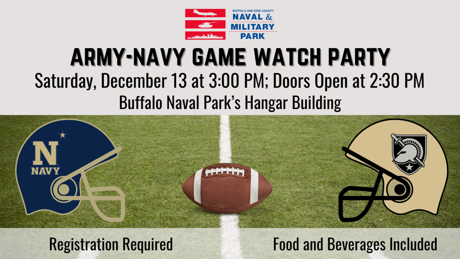 Army-Navy Game Watch Party - Buffalo Naval Park
