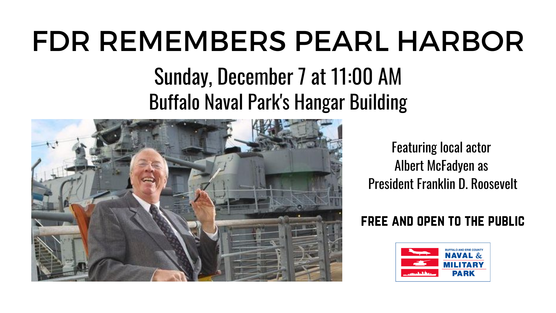 FDR Remembers Pearl Harbor - Buffalo Naval Park